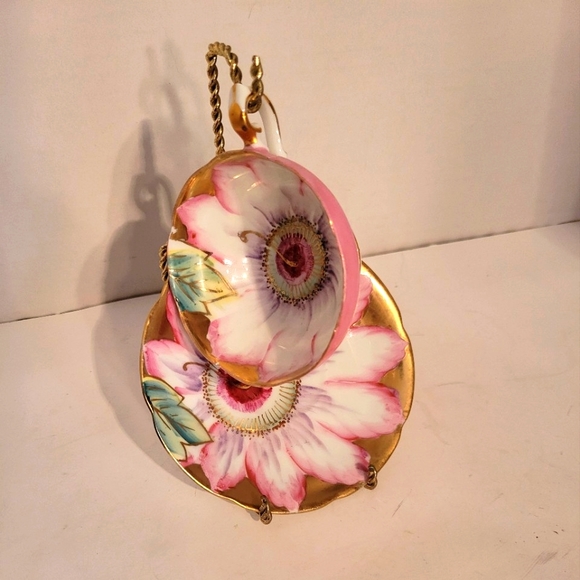 OHASHI | Dining | Ohashi China Pink Rose Teacup And Saucer Set | Poshmark